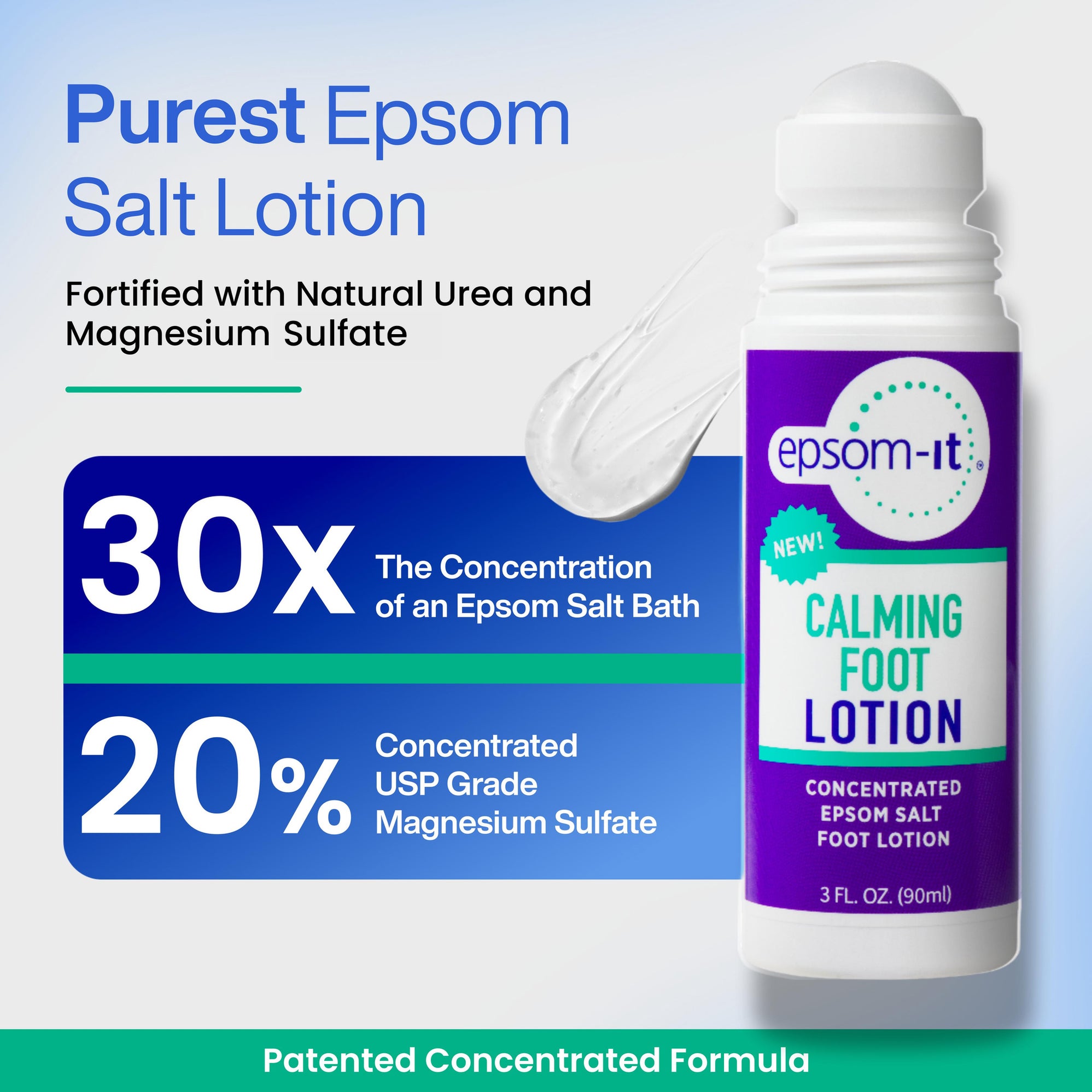 Epsom Salt Foot Lotion Rollerball - Soothing Foot Comfort – Epsom-It