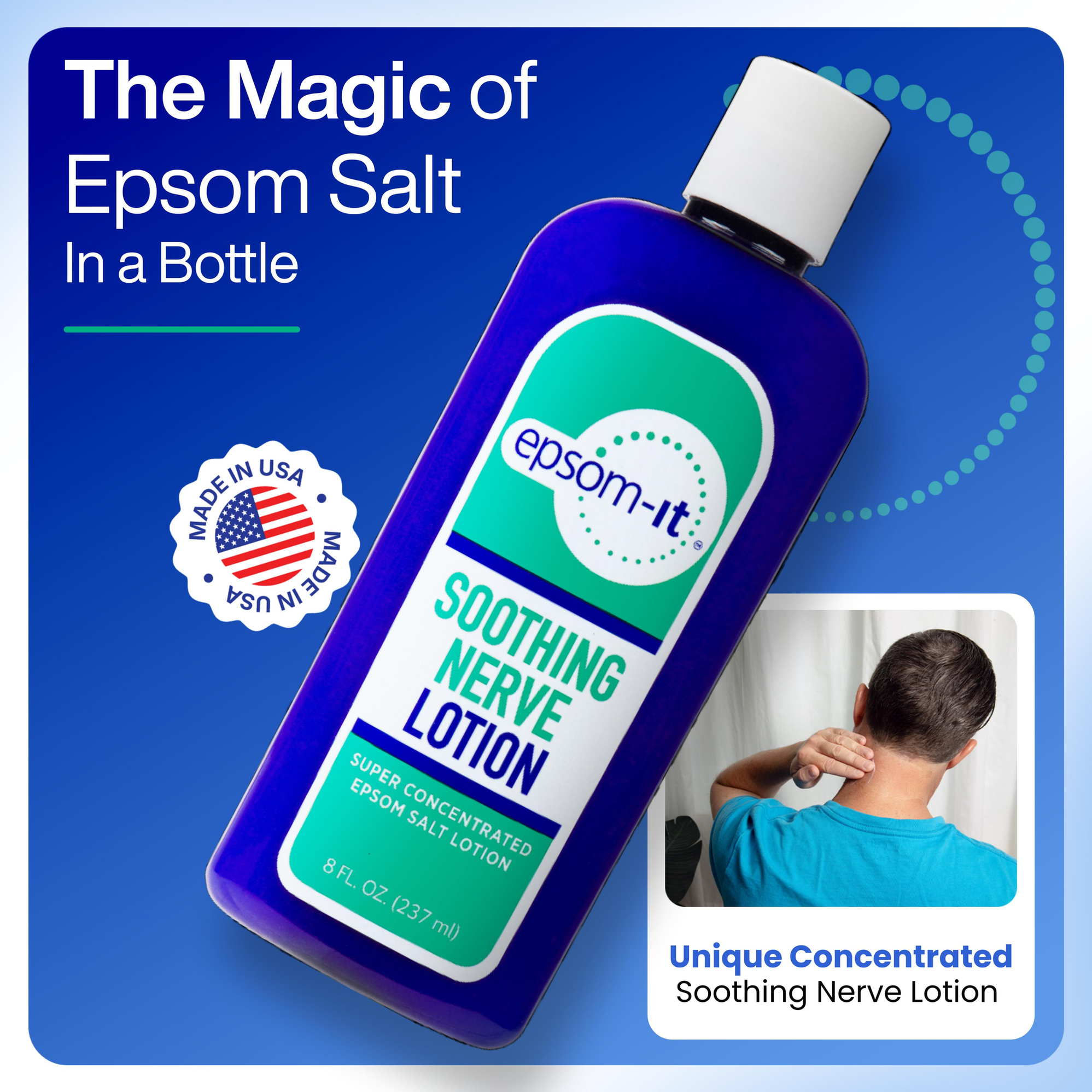 Epsom Salt Lotion For Nerves - Soothes Discomfort – Epsom-It
