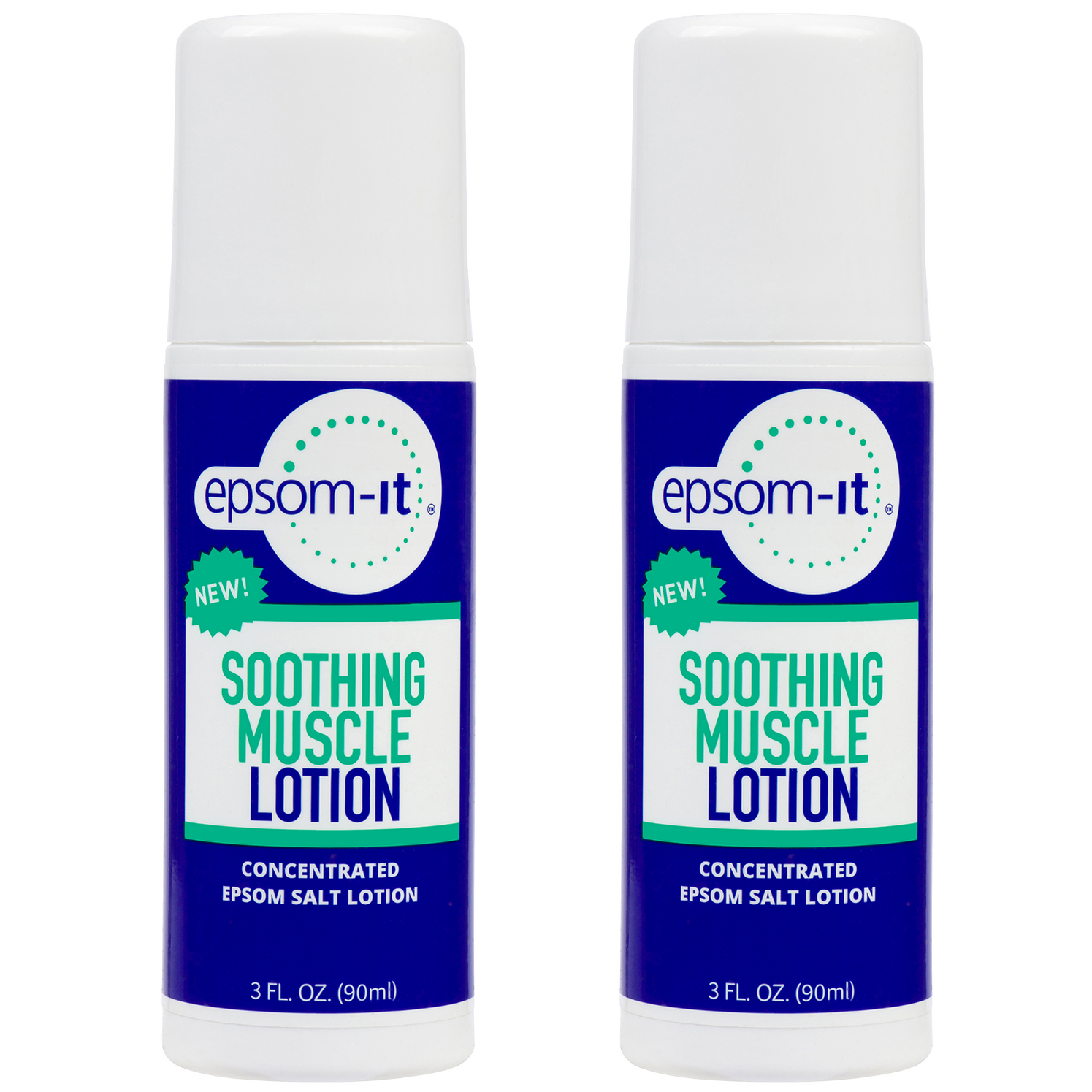 Epsom Salt Muscle Lotion (2pk) - Soothing Muscle Recovery – Epsom-It