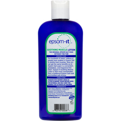 Epsom Salt Lotion for Muscles - Soothes Discomfort – Epsom-It