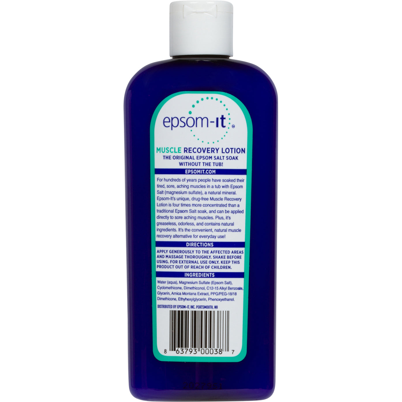 Soothing Muscle Lotion 2 Pack – Epsom-It